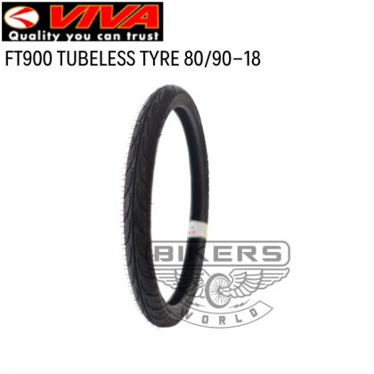VIVA FT900 TUBELESS TYRE 80/90-18