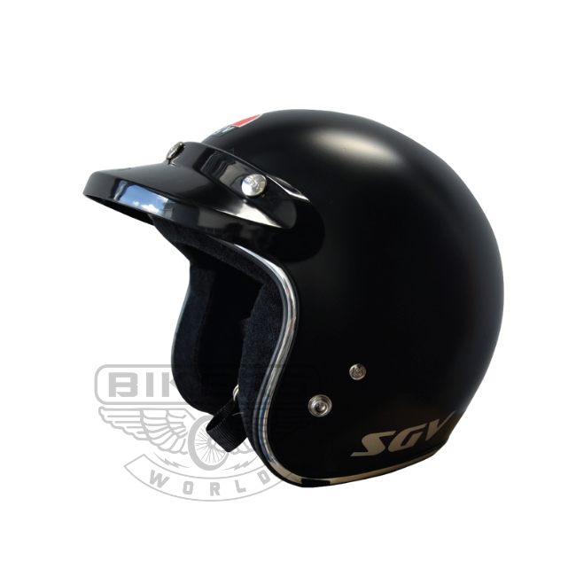 SGV CHROME MOTORCYCLE HELMET