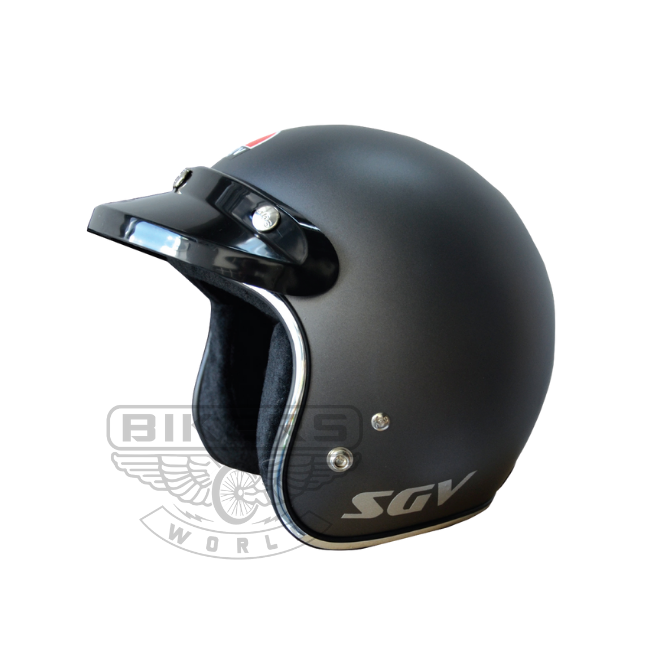 SGV CHROME MOTORCYCLE HELMET