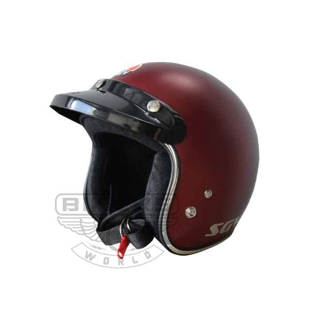 SGV CHROME MOTORCYCLE HELMET