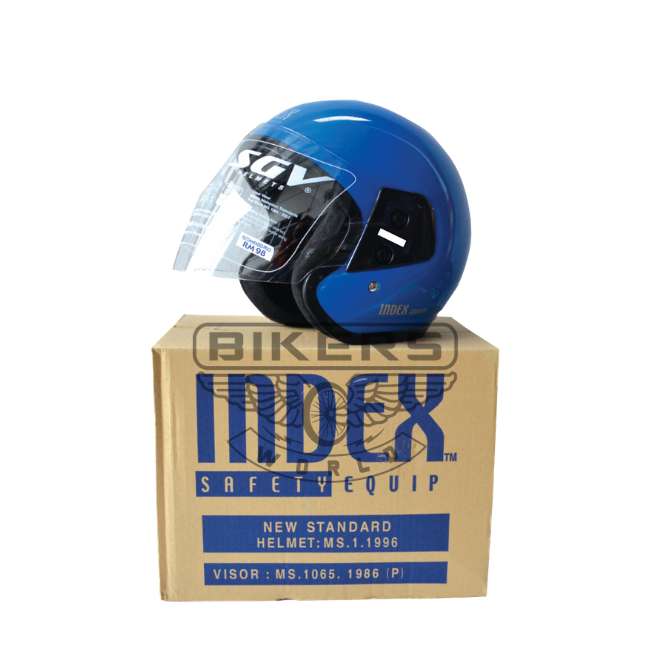 INDEX VISOREX MOTORCYCLE HELMET