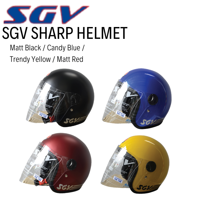 SGV SHARP MOTORCYCLE HELMET