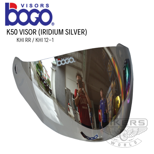 BOGO VISOR K50 (IRIDIUM SILVER)